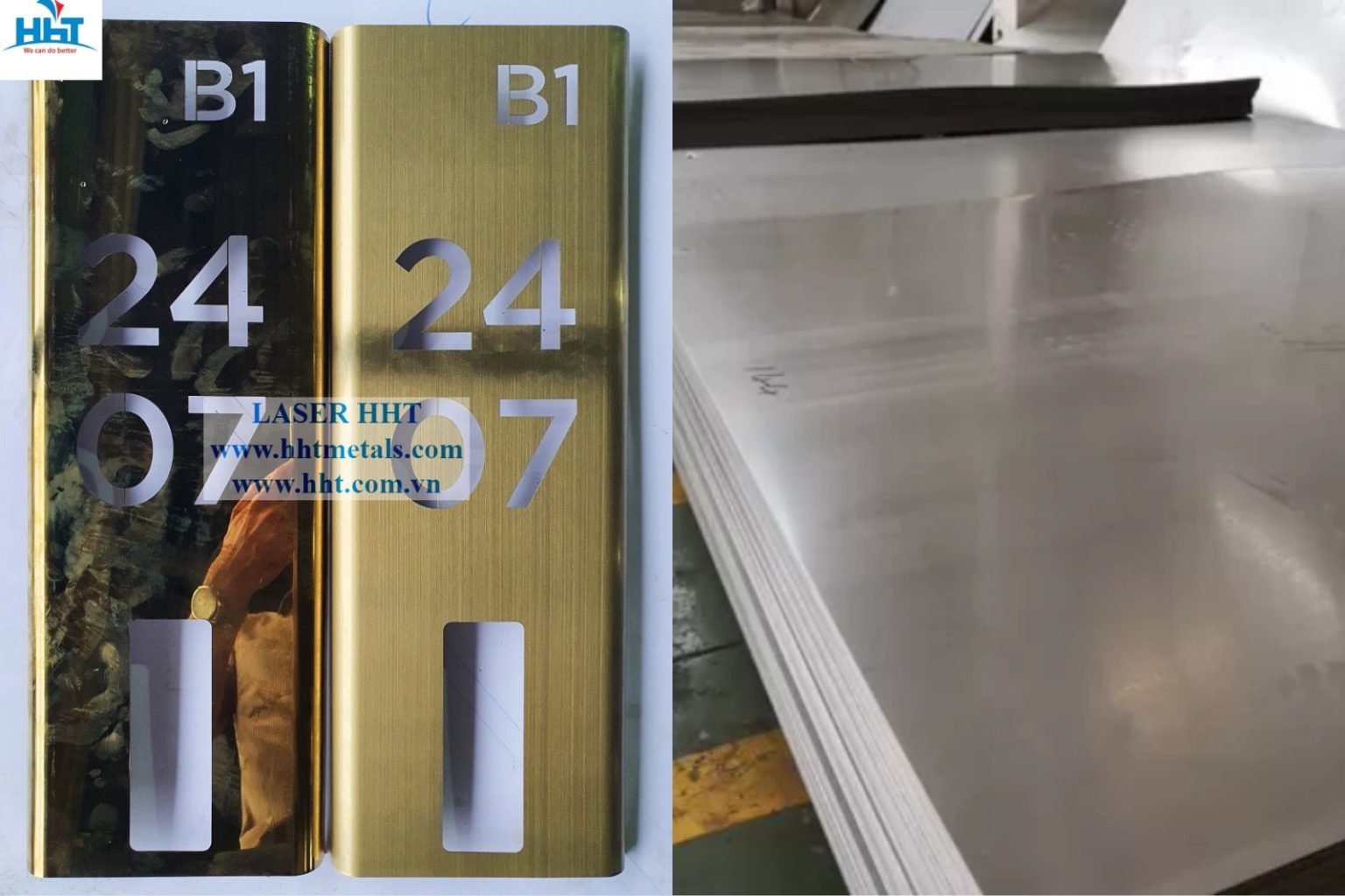 Tấm inox cắt cnc giá rẻ, chất lượng tại Bình Dương - HHT Metals